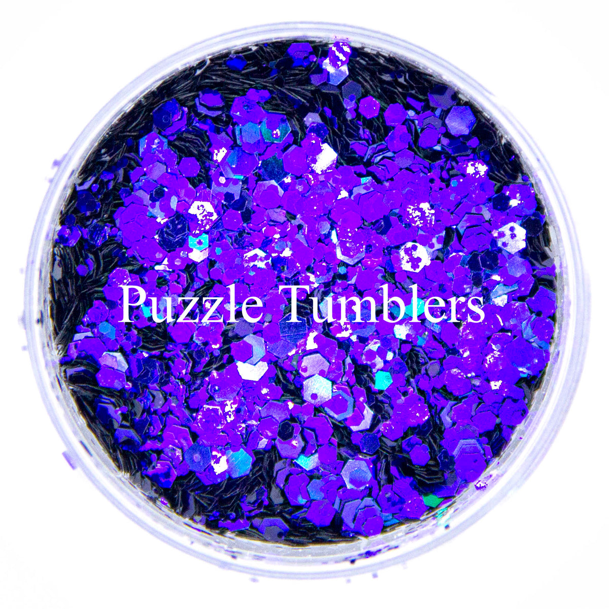 PURPLE GOBSTOPPER - CHUNKY MIX GLITTER – Puzzle Tumblers