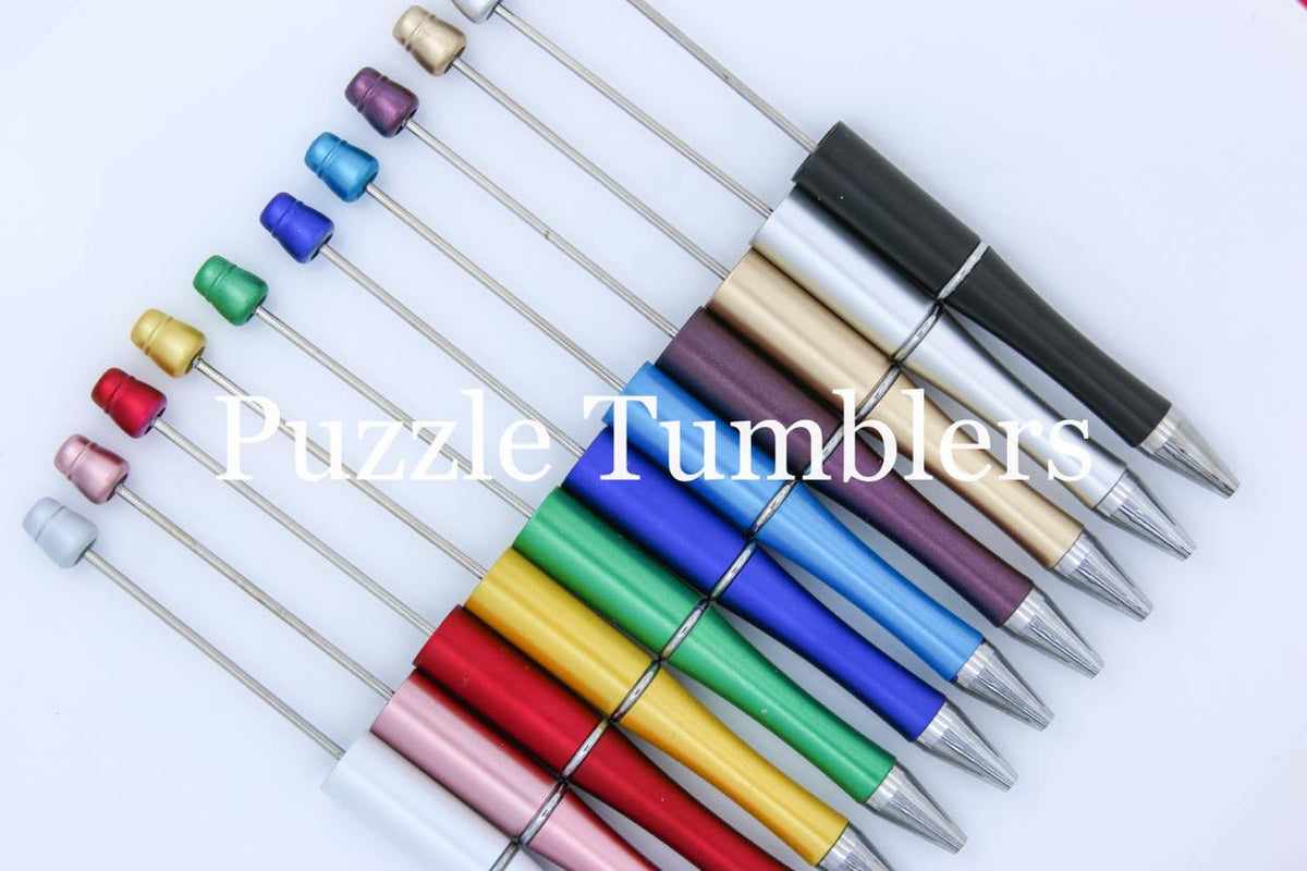 MATTE BUBBLE GUM PENS - BEAD PENS - BEADABLE PEN DIY – Puzzle Tumblers